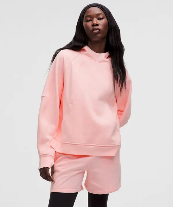 Buy Lululemon Scuba Oversized Side-slit Hoodie - Strawberry